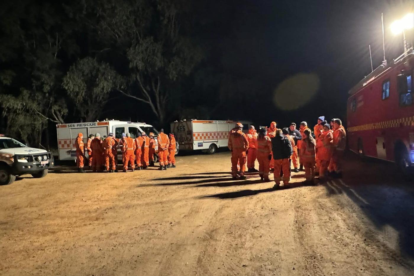 Finding collaboration in missing persons simulation