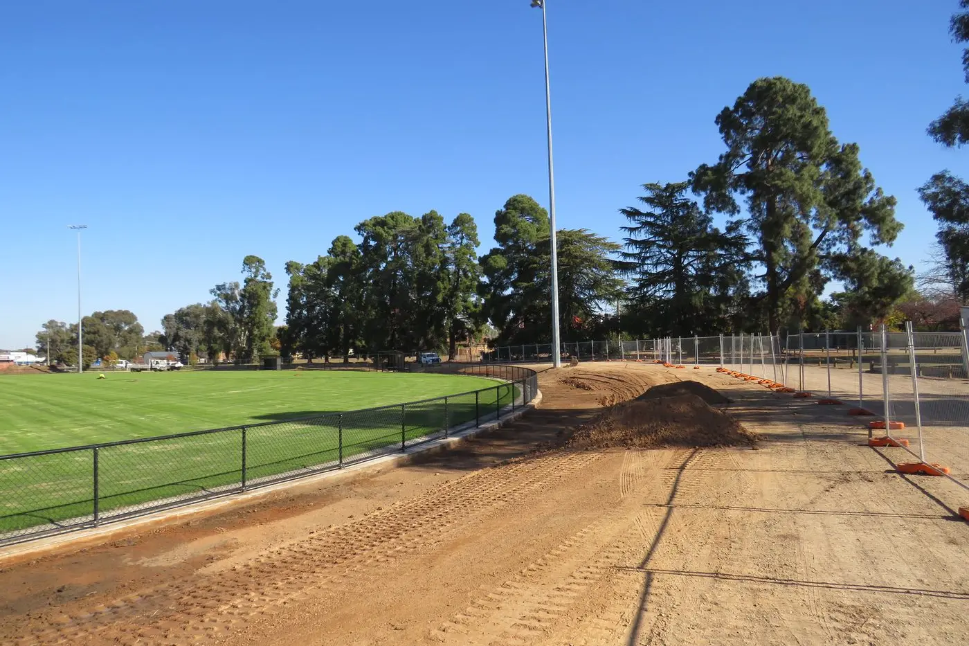 Wareena Park Oval project coming along