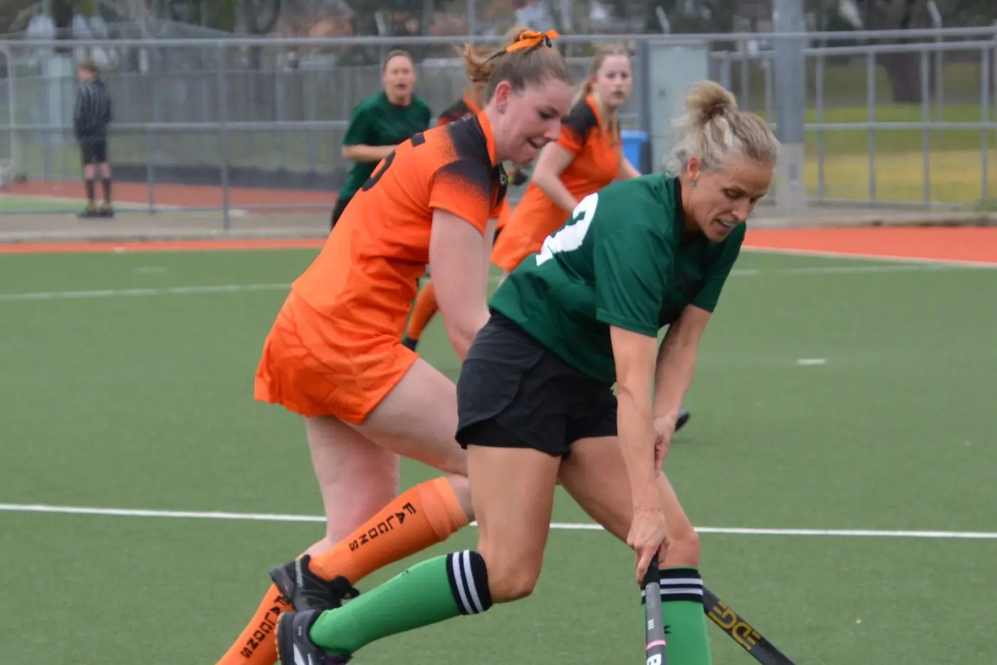 Dragons fight hard on hockey field