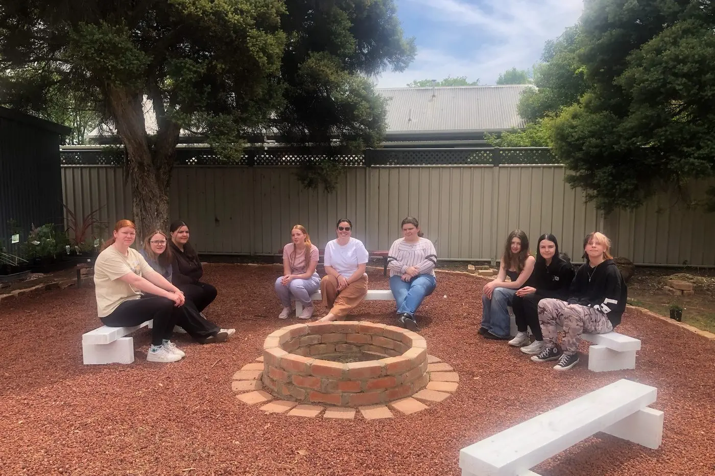 Aboriginal Yarning Circle and Dreaming Garden for students