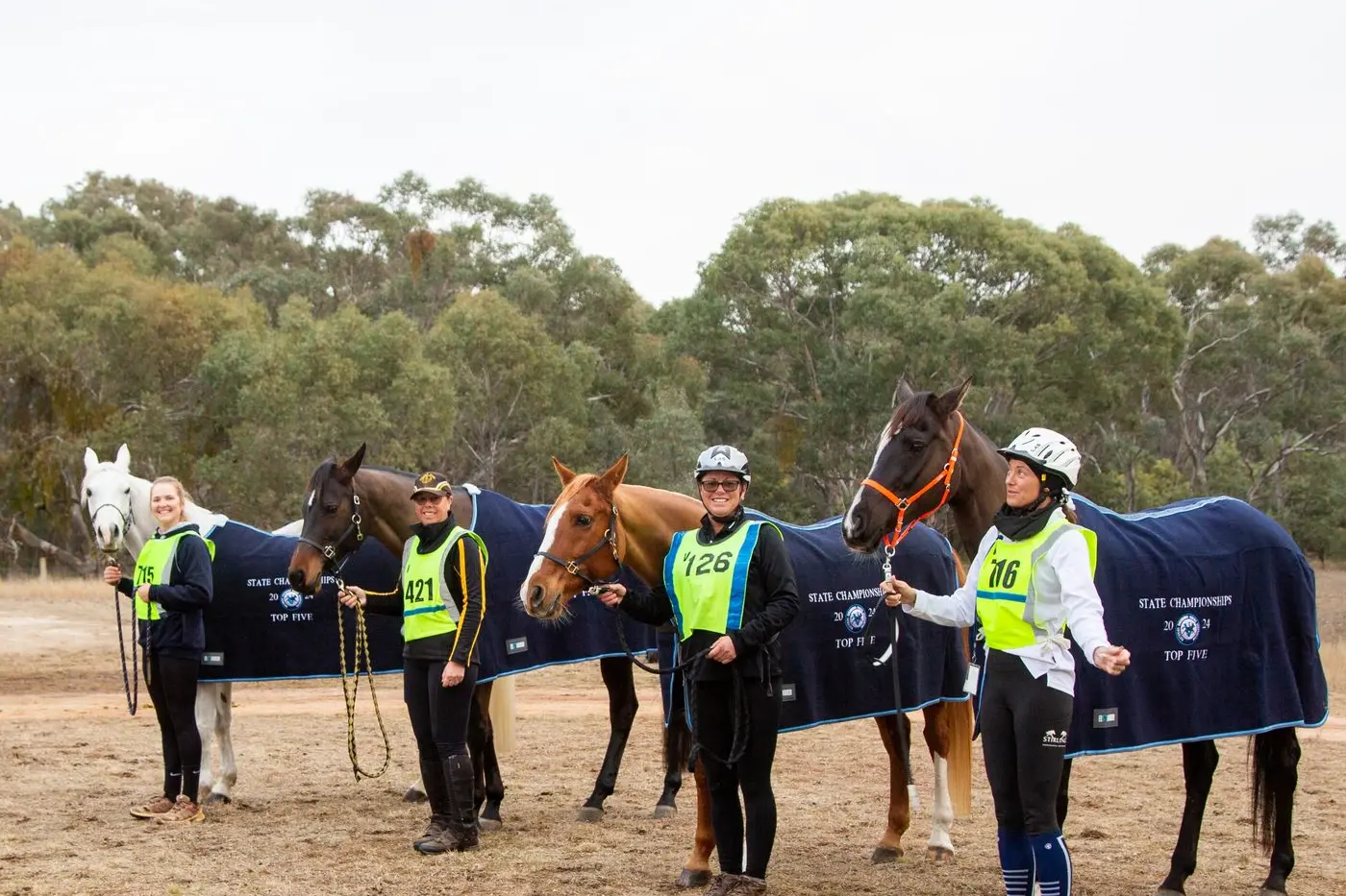 Riders compete in Victorian State Endurance Horse Championship at Eldorado