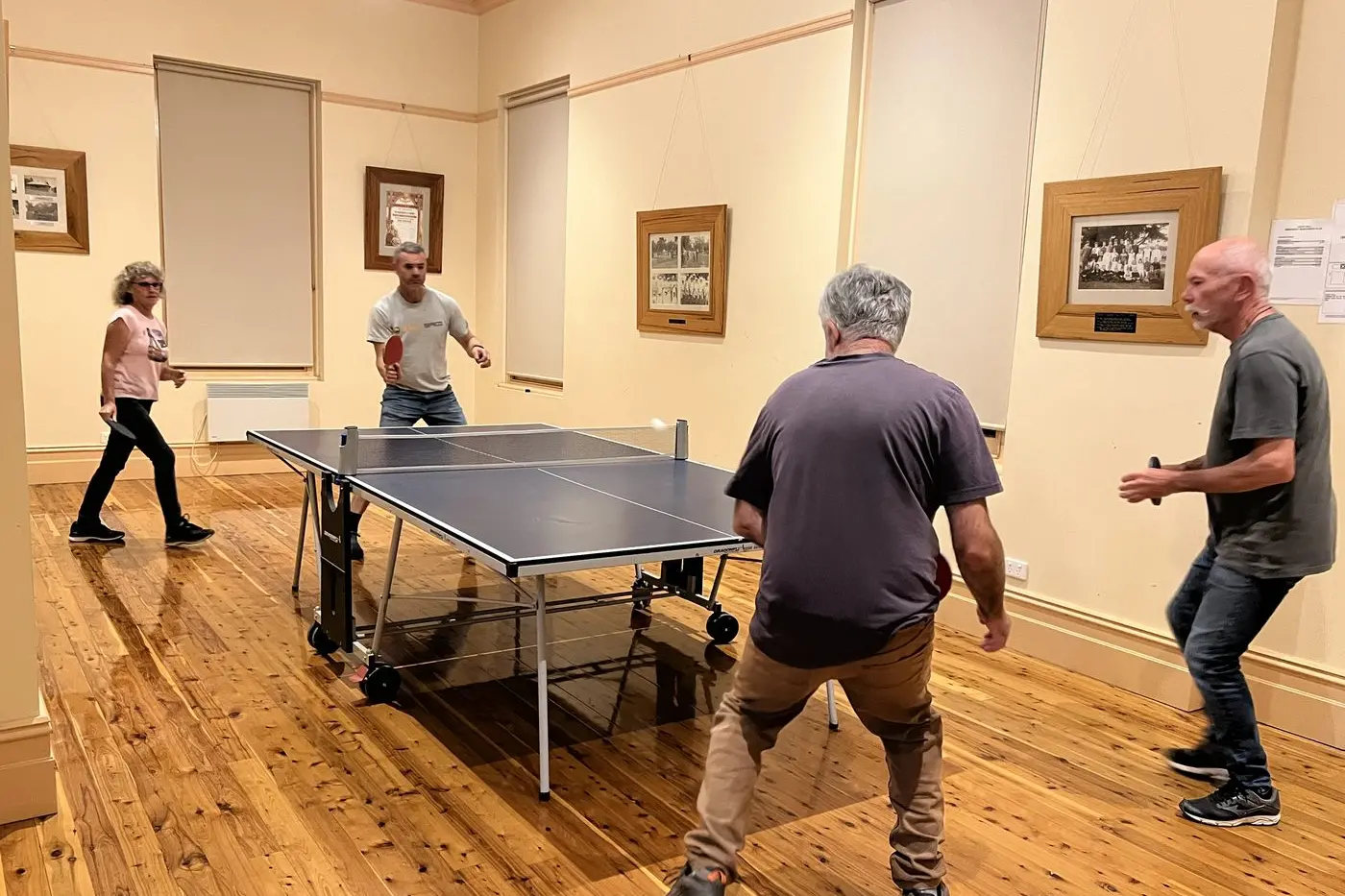 Non-stop, riveting action at Oxley social table tennis