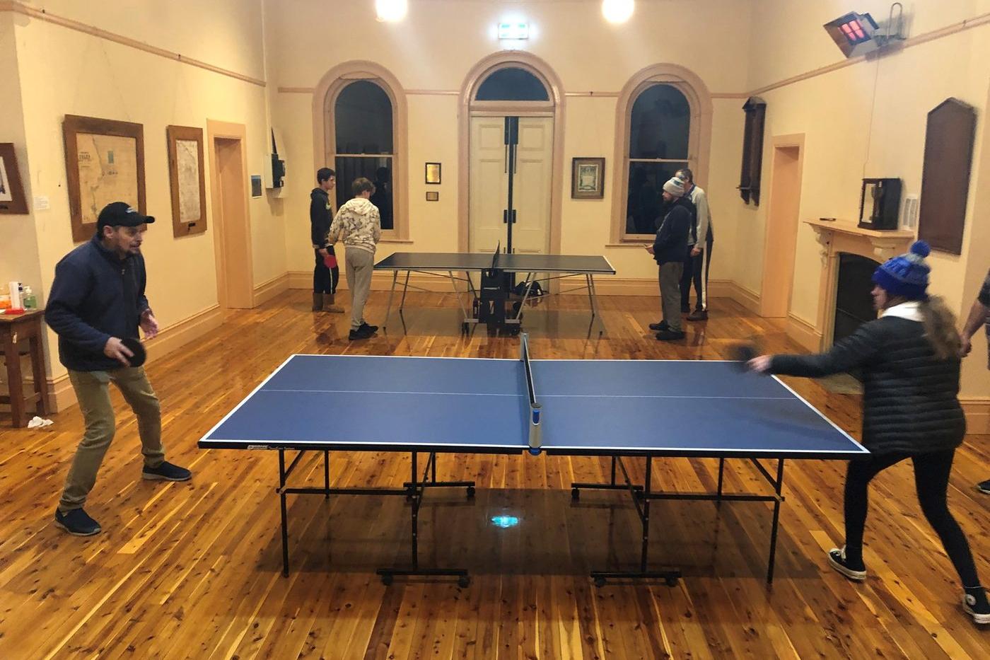 Social table tennis competition heats up
