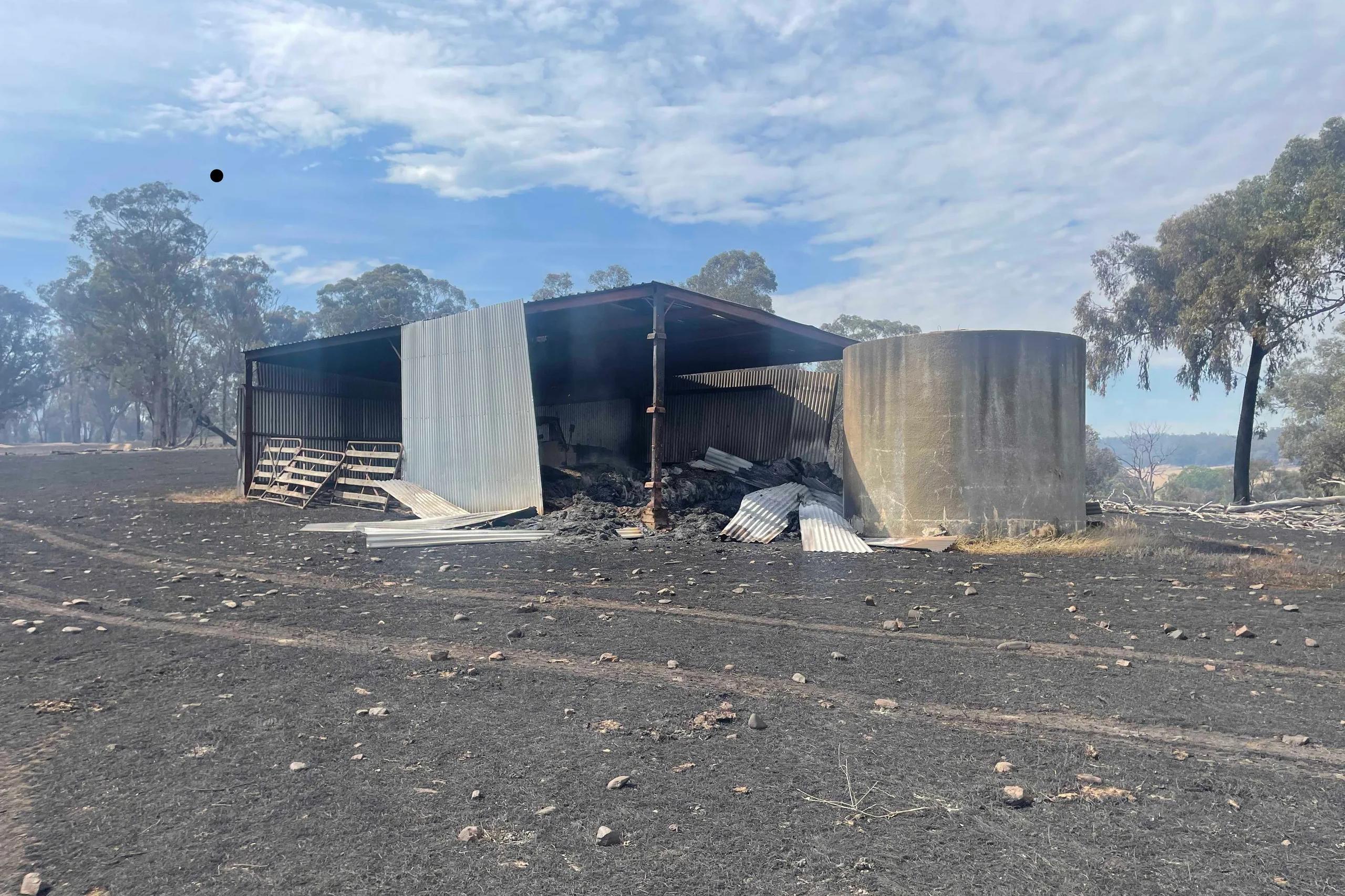 Markwood fire contained, several properties lost